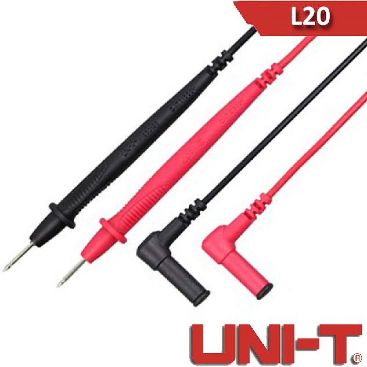 UNI-T UT-L20 Σετ Ακροδέκτες Πολύμετρου 90cm